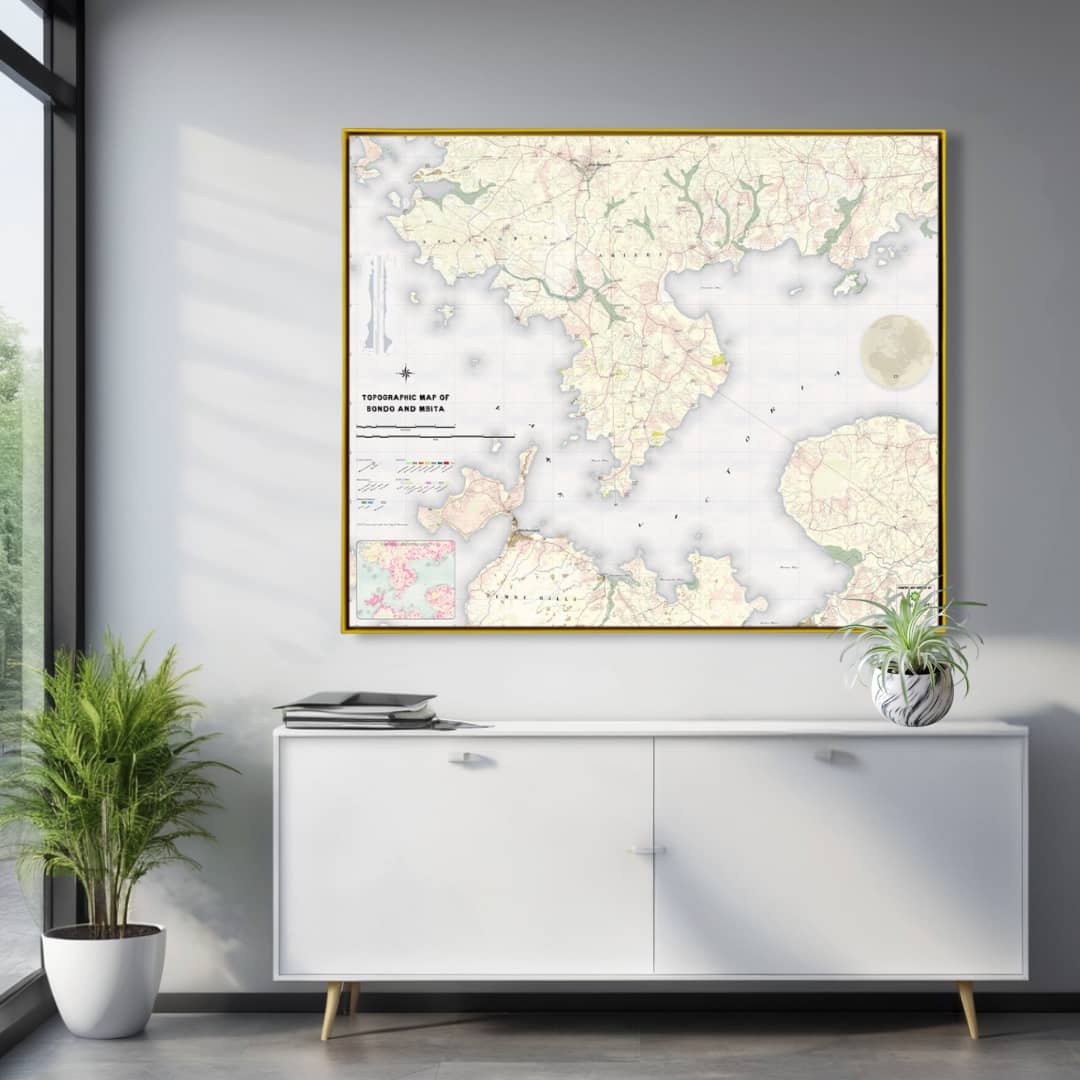 TOPOGRAPHIC MAP – BONDO AND MBITA - Jani Maps